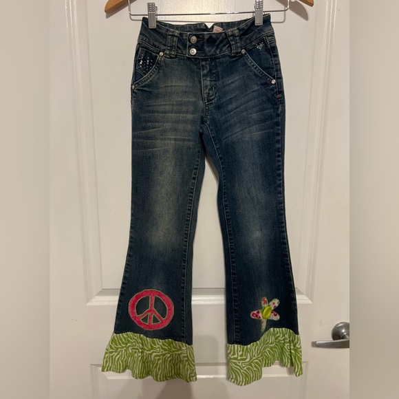 Justice | Bottoms | Justice Bell Bottom Girls Jeans Hippy Style Size 8 ...